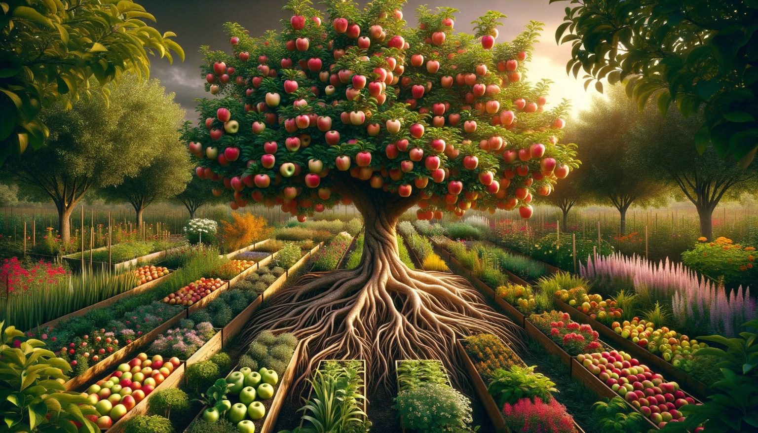 De Rol van de Appelboom in Ecologische Tuinen en Permacultuursystemen ...